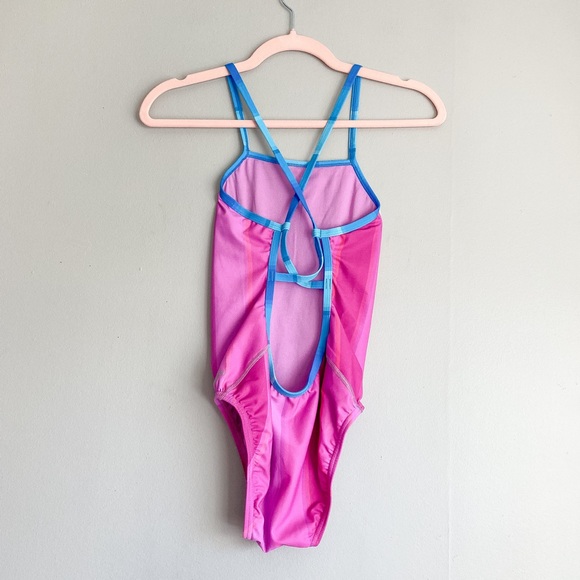 Speedo | Swim | Nwt Speedo Endurance Pink Stripe Swimsuit | Poshmark